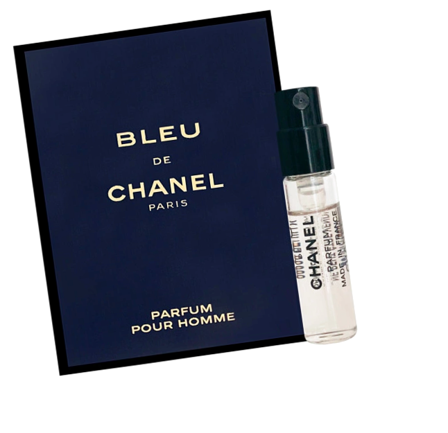 Яркий парфюм Chanel Bleu De Chanel Parfum сэмпл 1.5 / Духи Шанель Блю Де Шанель Парфюм пробник / Миниатюра аромата