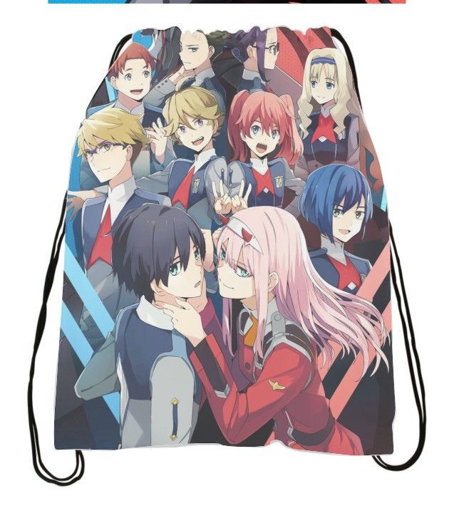 Сумка-мешок для обуви Любимый во Франксе, Darling in the Franxx №1
