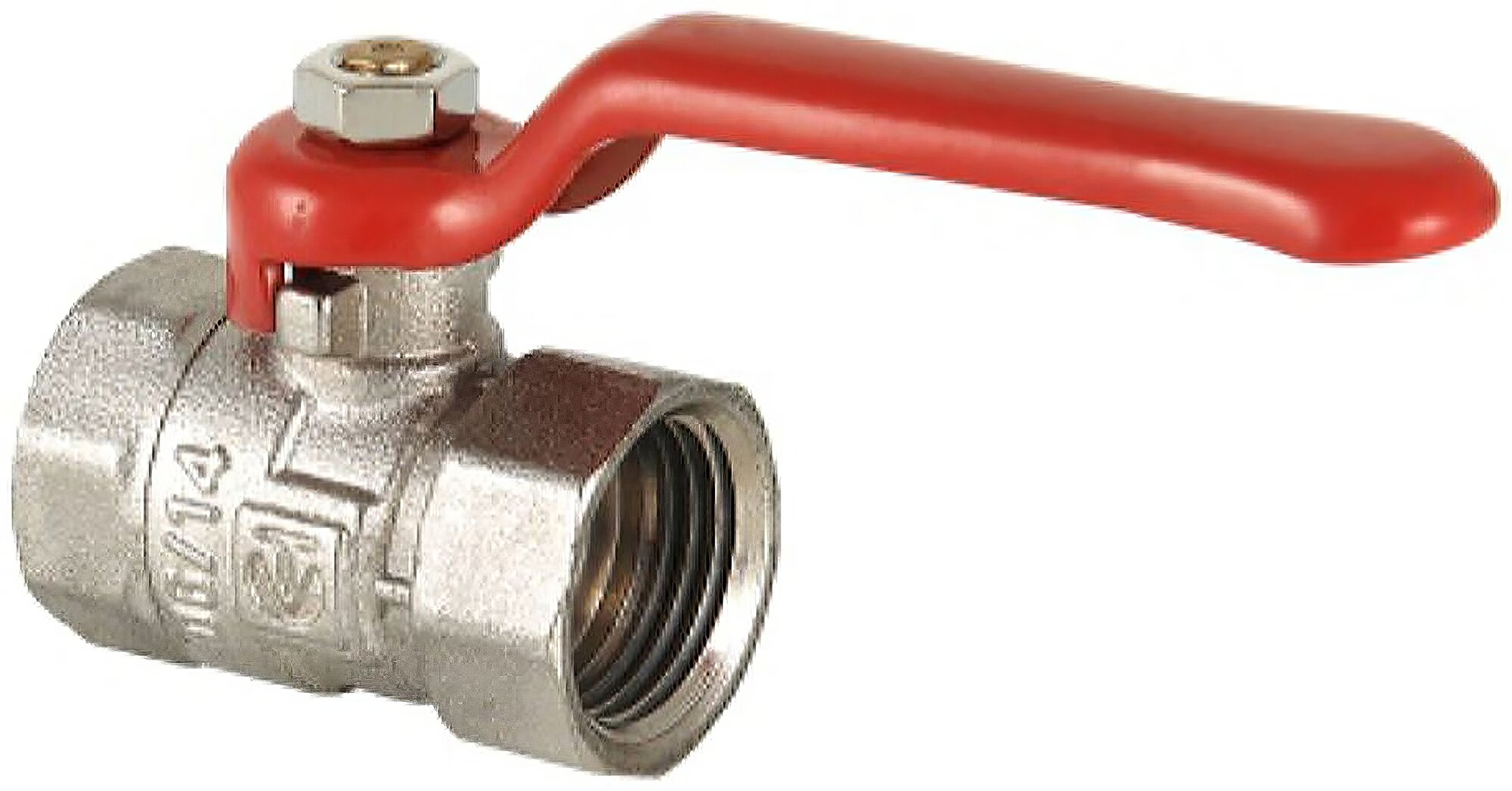 Кран шаровый латунь никелированный VALTEC COMPACT VT.090 3/4'