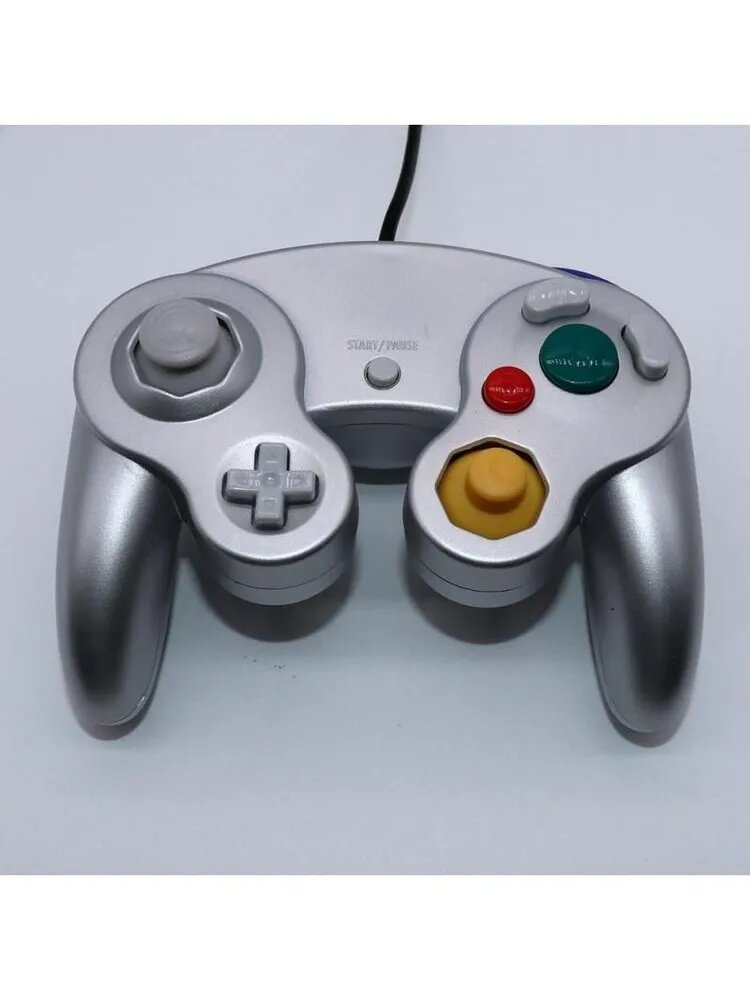 Проводной игровой контроллер для GameCube NGC однокнопочный проводной джойстик для игровой консоли NGC Silver