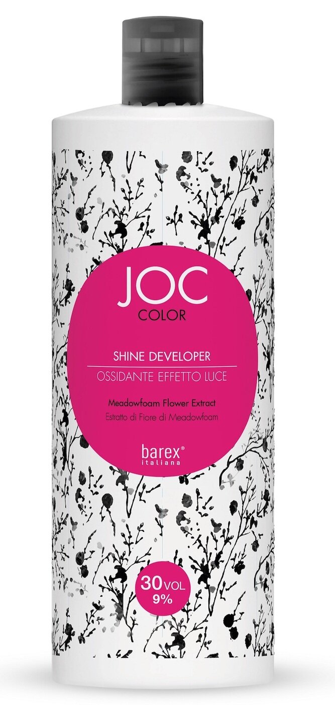 BAREX. Оксигент для крем краски JOC COLOR с эффектом блеска 9% профессиональный Shine Developer JOC COLOR 1000 мл
