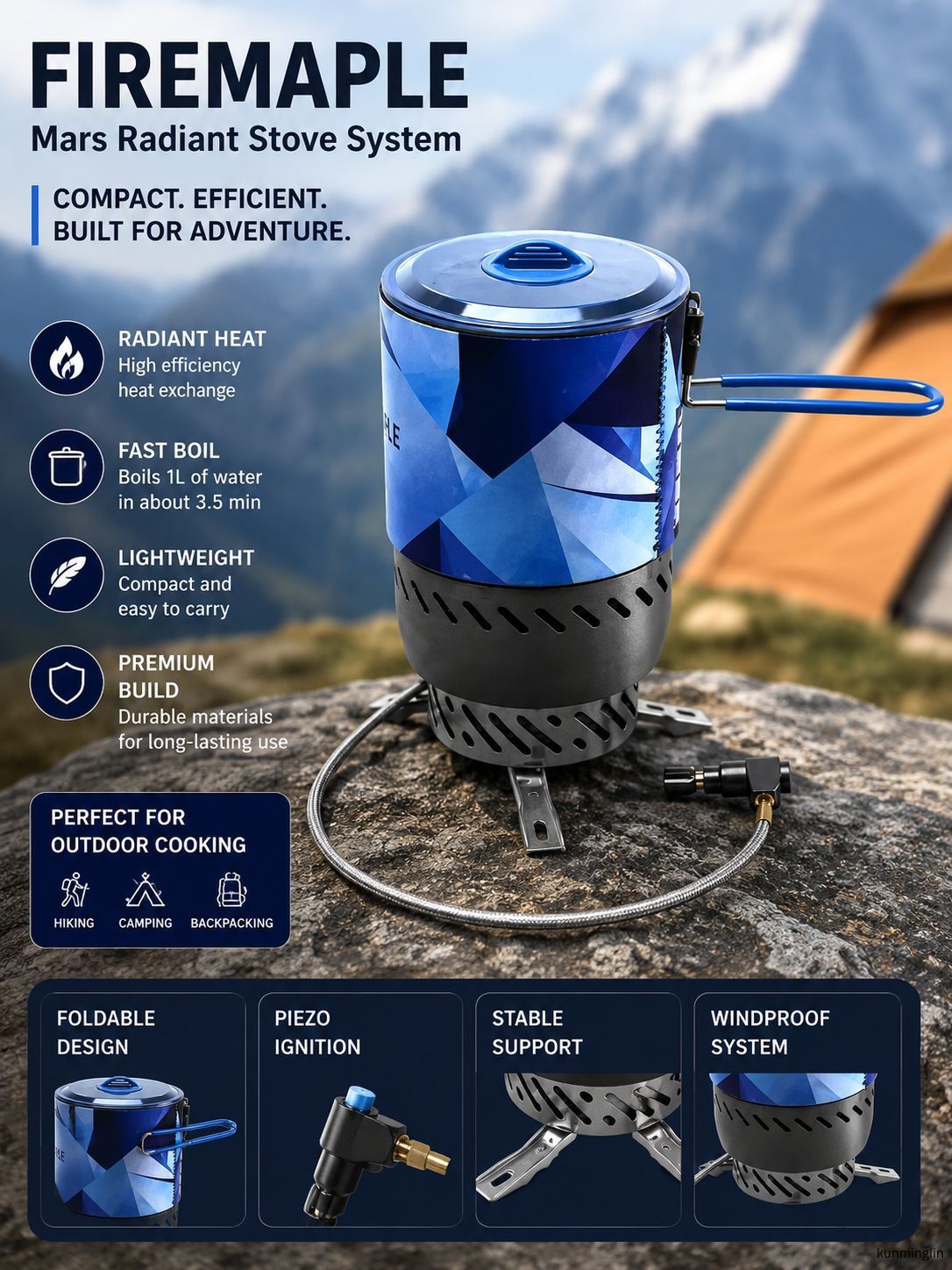 Премиальная система Radtiant Stove от Fire Maple Mars