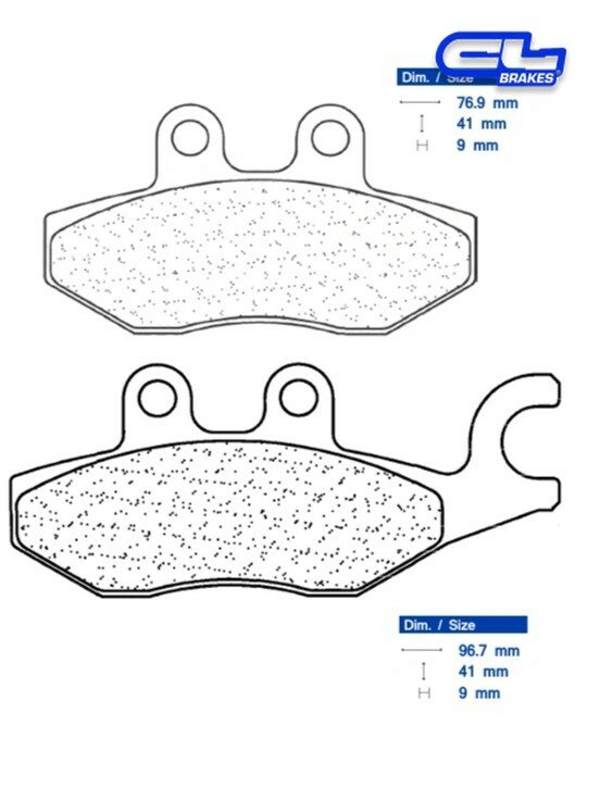 Тормозные колодки CL Brakes 3077MSC