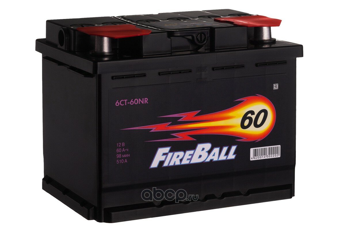 Аккумуляторная батарея FireBall 560108020, 60 Ач