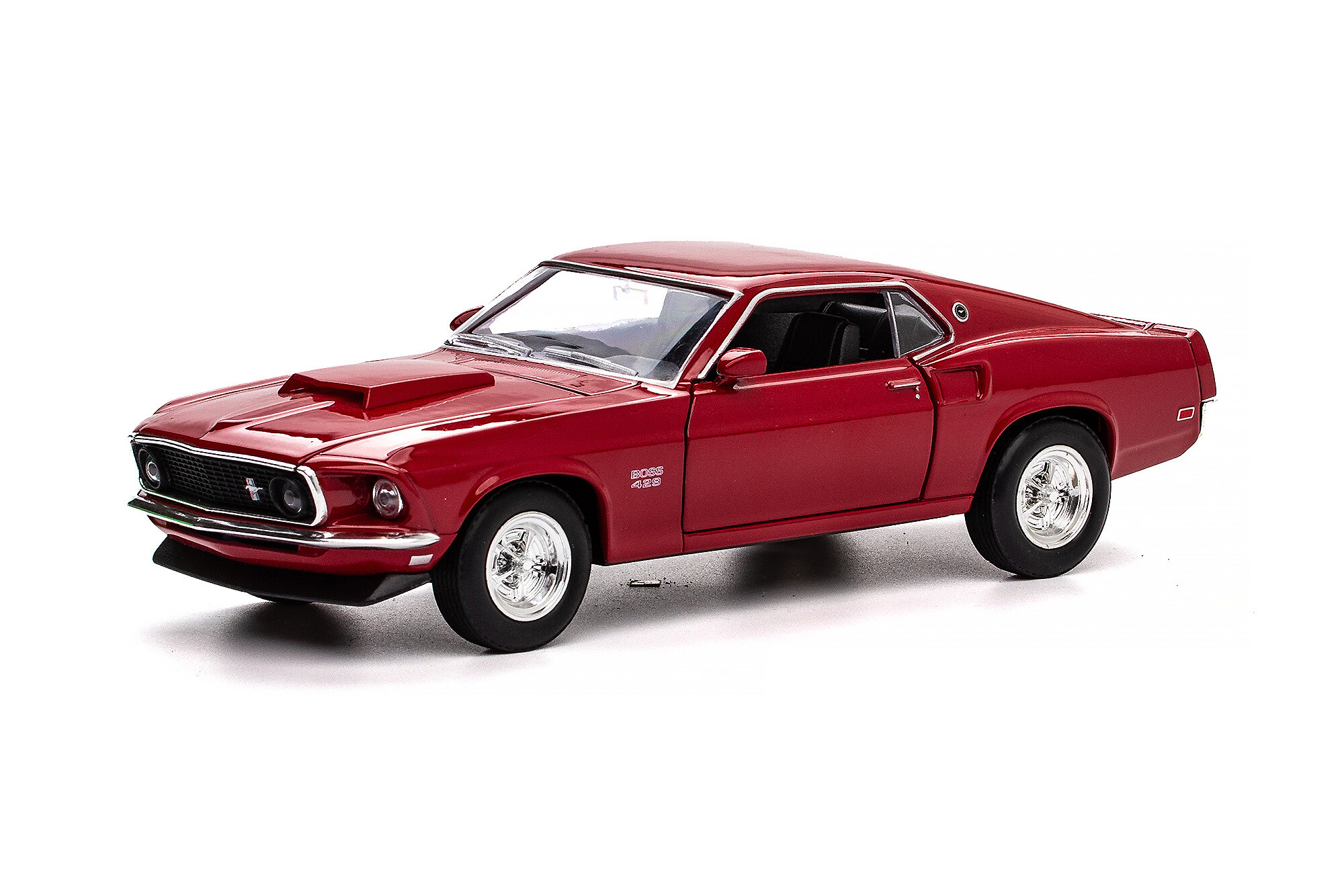 Модель коллекционная WELLY Ford mustang boss 429 1970 / форд мустанг красный