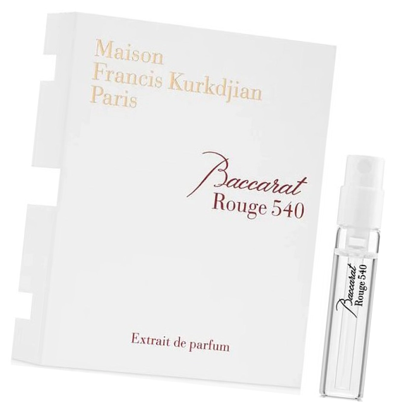 Духи Maison Francis Kurkdjian Baccarat Rouge 540 Extrait De Parfum пробник 2 / Мейсон Франсис Куркджан Баккара Руж 540 Экстракт мини-формат