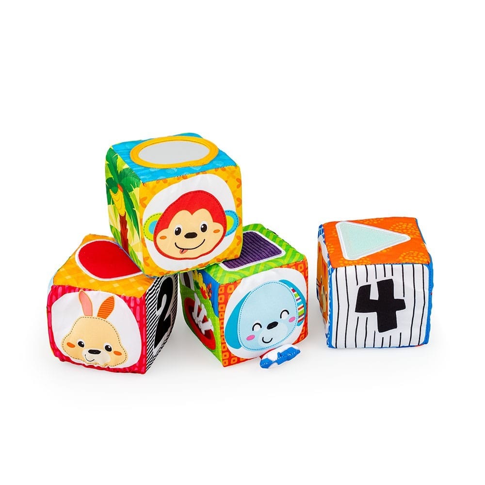 Кубики WinFun Dumel, разноцветный, 4 кубика
