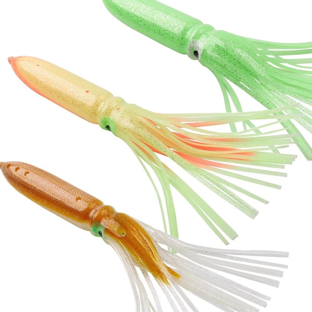 Shaddock fishing светоотражающие приманки кальмара 3шт 3Pcs Mixed Color