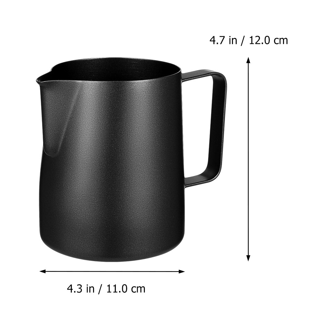 Ведро Для Кофе Из Нержавеющей Стали С Ручкой Для Латте 2 Штуки 600Ml 12X11X9Cm