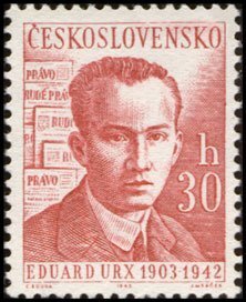 (1963-86) Марка Чехословакия "Э. Урх" Известные личности и события культурной жизни III