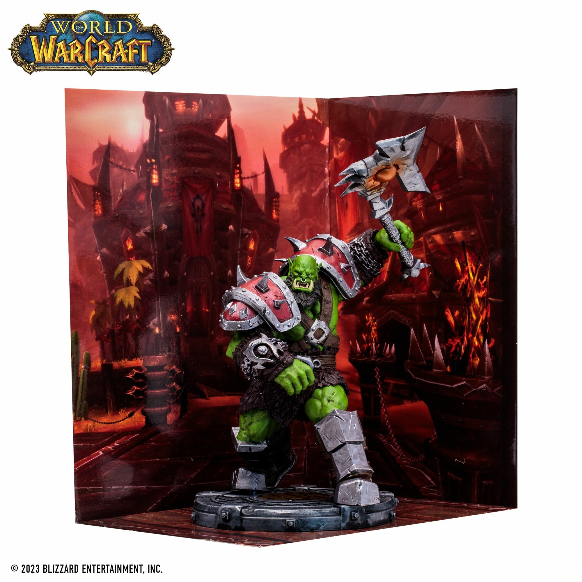 Blizzard фигурки McFarlane Toys World of Warcraft"Orc Warrior & Orc Shaman" фигурка,16CM