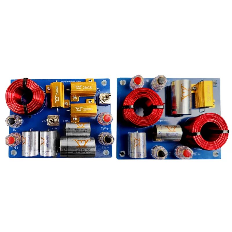 TMT Super Platinum Series High-End Independent Dual-Wire Bi-Wiring 2-Way Crossover для HIFI Домашней Акустики