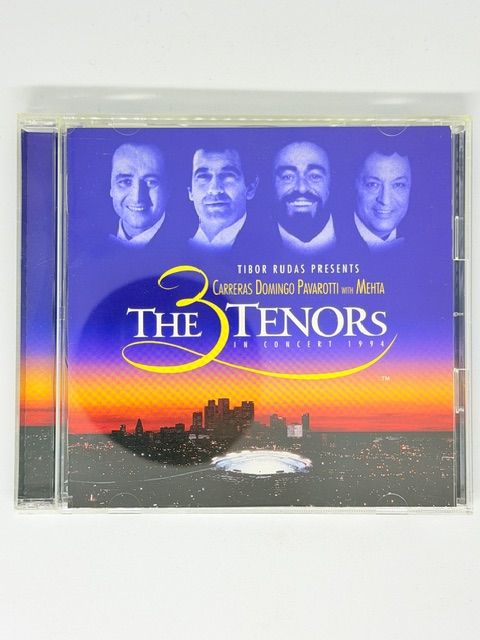 Музыкальный диск The 3 Tenors, Luciano Pavarotti, Jose Carreras, Placido Domingo (CD, JAPAN) '94 MINT+OBI
