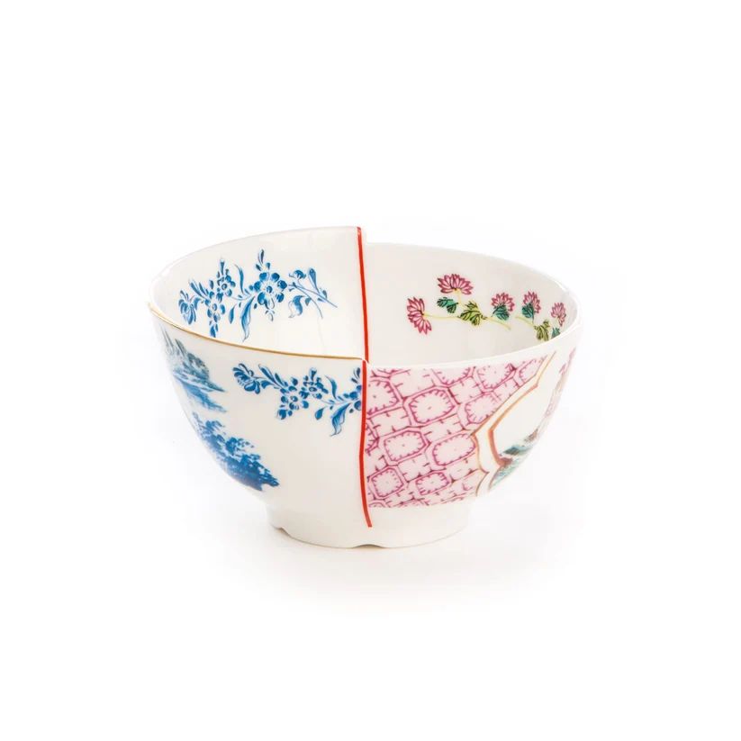 Пиала Seletti (Италия), "Cloe" серия Hybrid, 10х6 см
