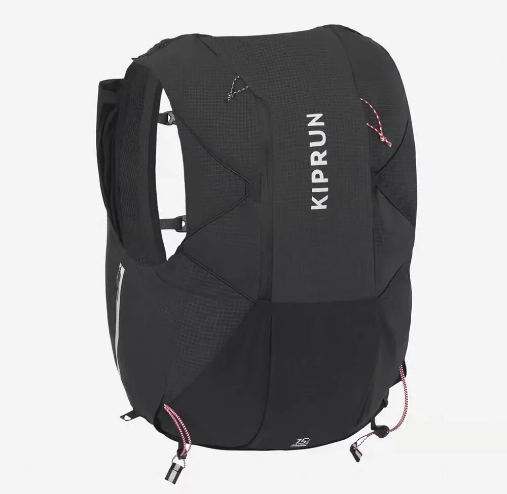 DECATHLON Kiprun Evadict Trail Ultra Bag 15L рюкзак-жилет для трейлового бега черный