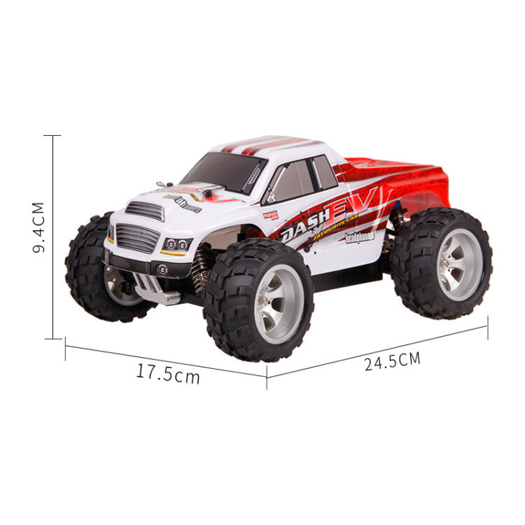 Weili A979-B 2 4G Радиоуправляемый внедорожник 4WD 1:18, дрифт, высокая скорость 70 км/ч, монстр-трак