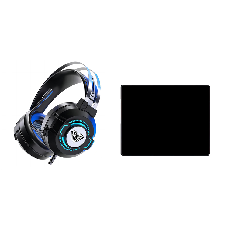 Игровая гарнитура проводная AULA, multicolor, с микрофоном, для PC и консольных игр, модель 5789150
