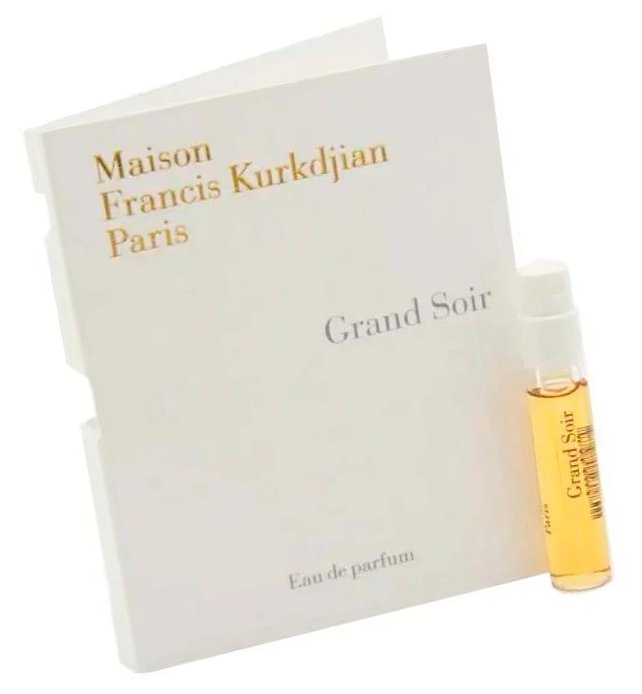 Парфюмерная вода Maison Francis Kurkdjian Grand Soir 2 пробник / Сэмпл аромата Мейсон Франсис Куркджан Гранд Суар