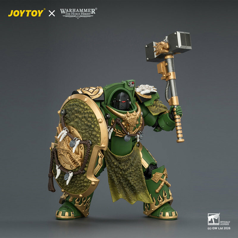 JOYTOY Dark Source Warhammer Horus's Chaos Salamander Fire Dragon Terminator 2 Articulated Figures