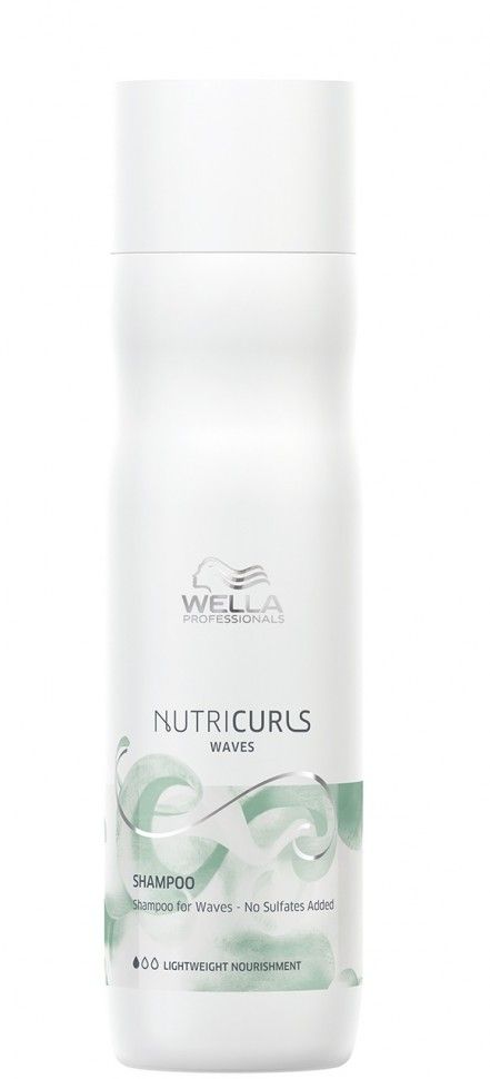 WELLA Nutricurls Шампунь бессульфатный для вьющихся волос, 250мл