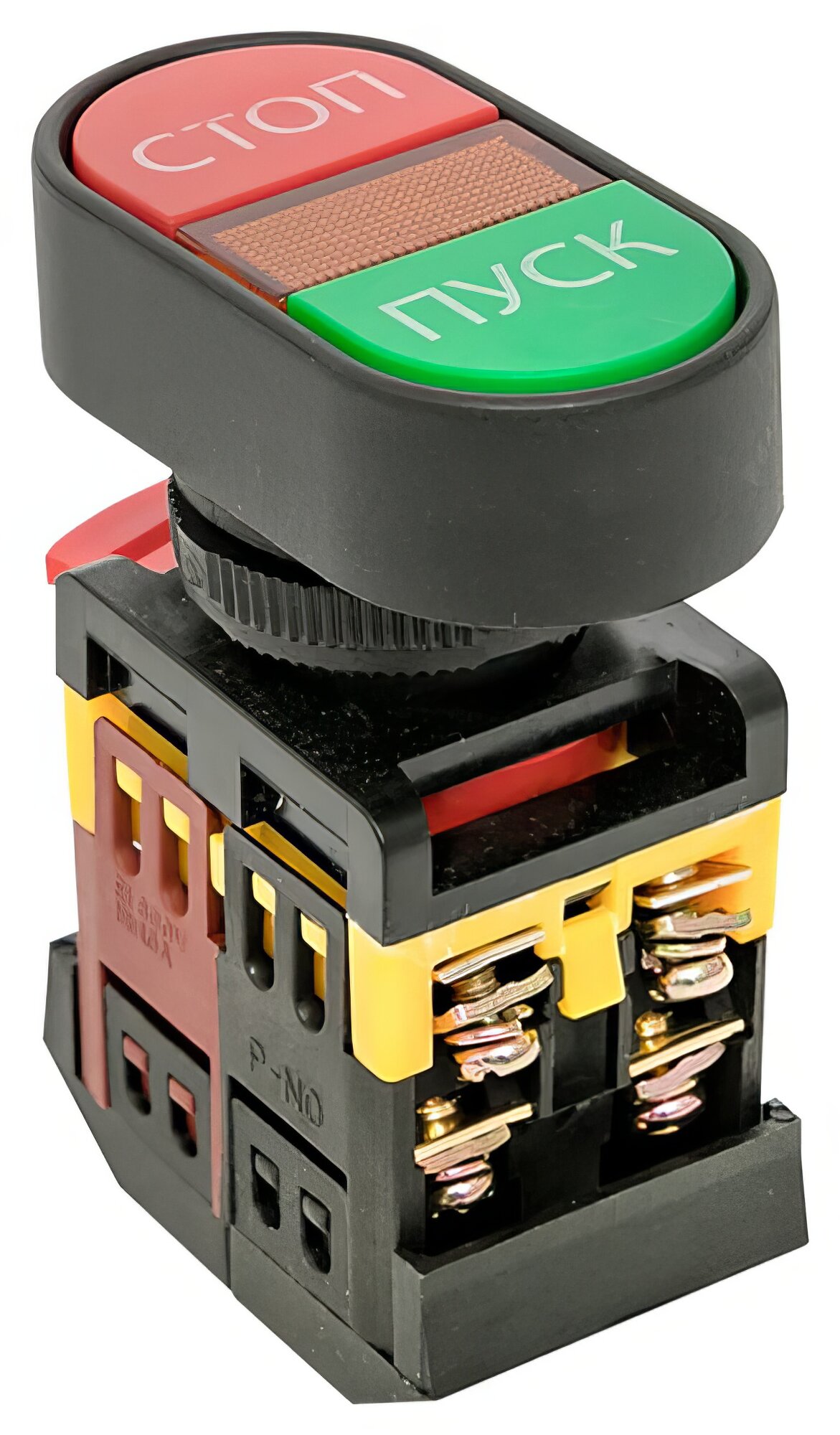 Кнопка EKF APBB-22N Пуск-Стоп овальная 220В NO+NC PROxima pbn-apbb-o
