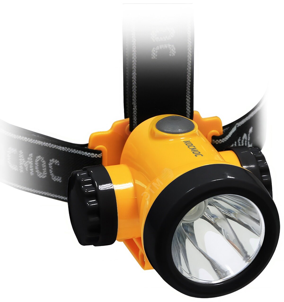 Фонарь налобный аккумуляторный , 3W LED, аккум. 3,7V 1200 mAh, 240 Lm, 8 часов,