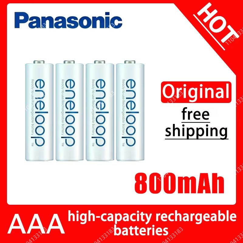 Panasonic Аккумуляторная батарейка AAA, 1,2 В, 800 мАч, 1 шт