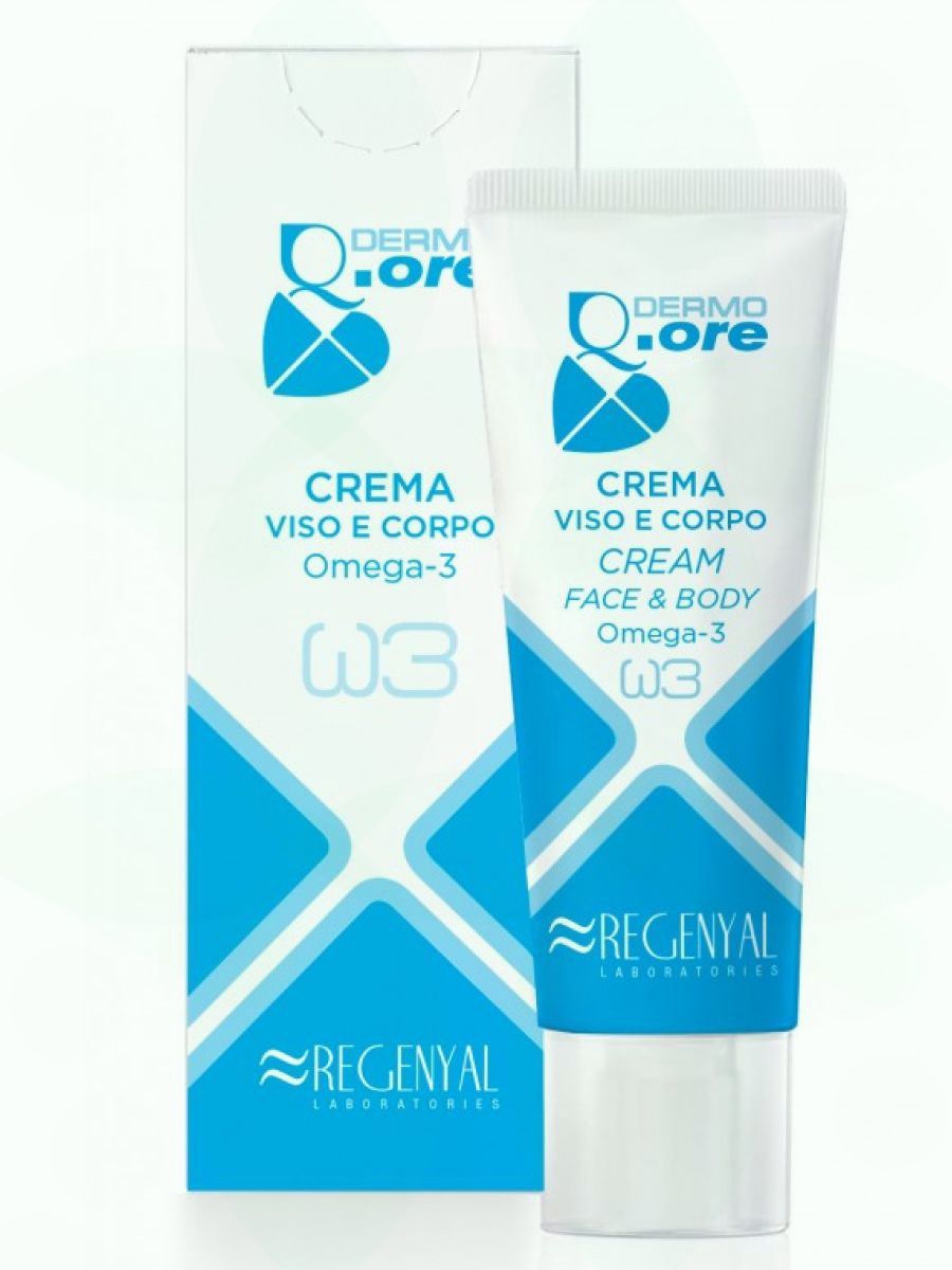 Крем восстанавливающий омолаживающий Омега-3 Crema Dermo Q.ore W3