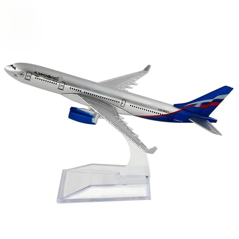 Металлическая Модель Самолета Аэробус 330, Аэрофлот Aeroflot A330, Российские Russia Авиалинии