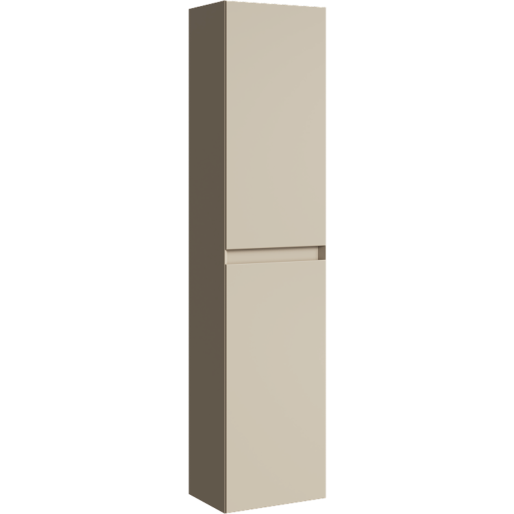 AQ GE0535MD Geometria Пенал L/R подвесной, 350х1500х250 мм, 2 двери, 3 полки, Морская дюна