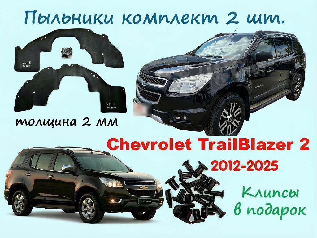 Пыльники Двс Chevrolet TrailBlazer 2, 2012-2025 г. г, комплект 2 шт, клипсы