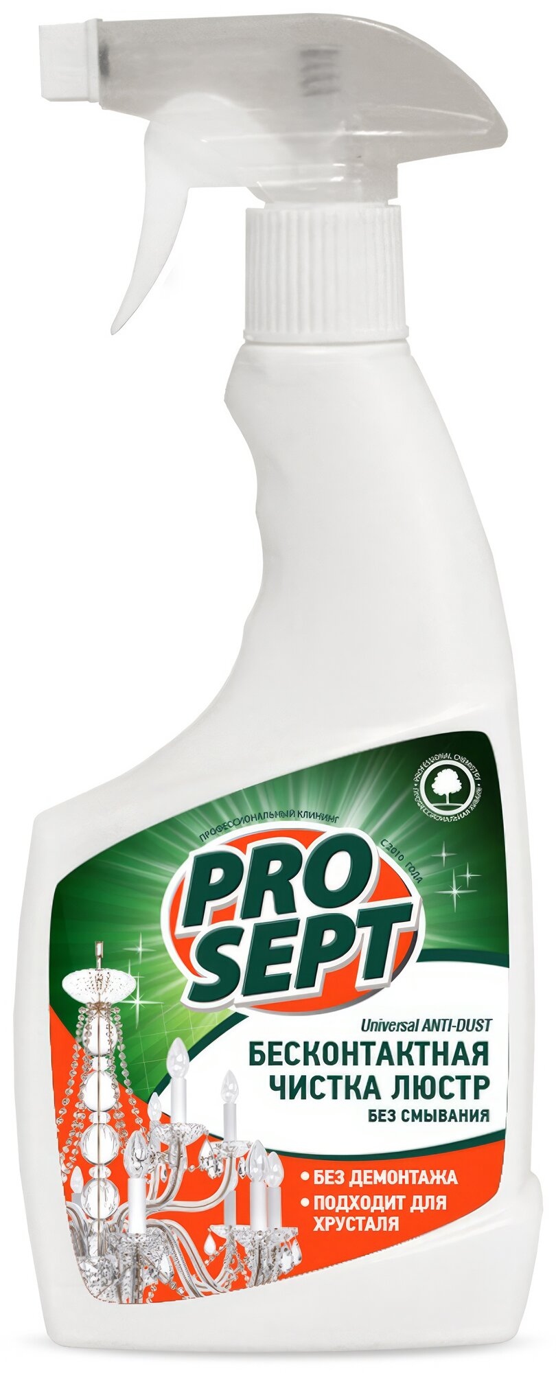 Средство для чистки люстр Universal Anti-dust готовый состав / 0,5 л