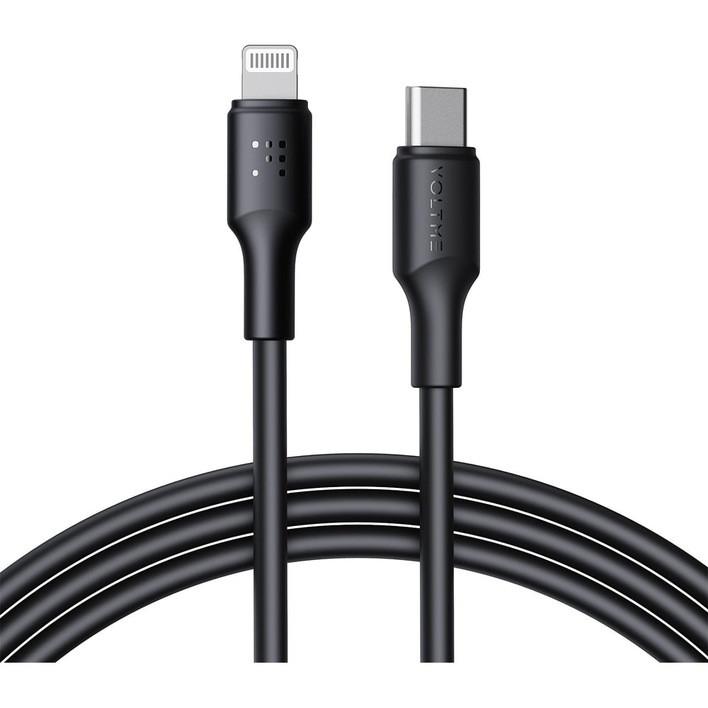 Кабель VOLTME USB2.0 Powerlink EDC CTL Lightning - USB-C (3A) 2.0M Черный C2292
