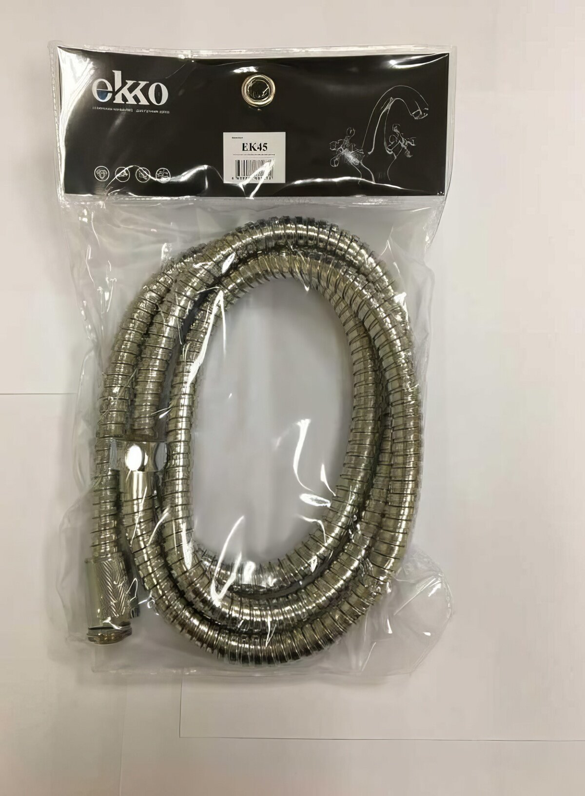 Шланг для душа Ekko 150 см хром ek45
