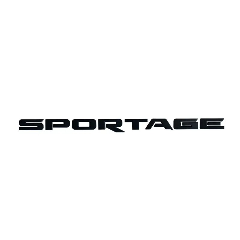 3D-наклейка с логотипом SPORTAGE Large Black
