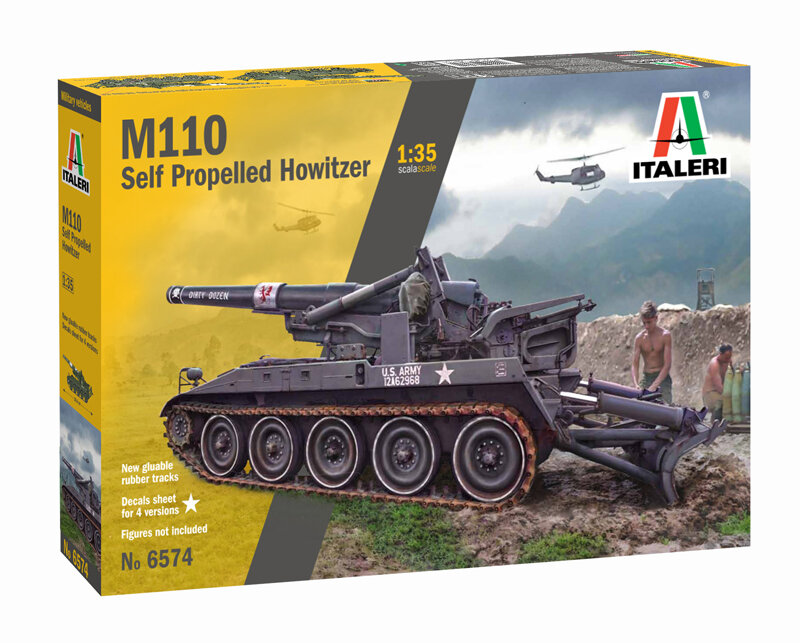 Сборная модель "Техника и вооружение M110 Self Propelled Howitzer" (1:35), артикул 6574