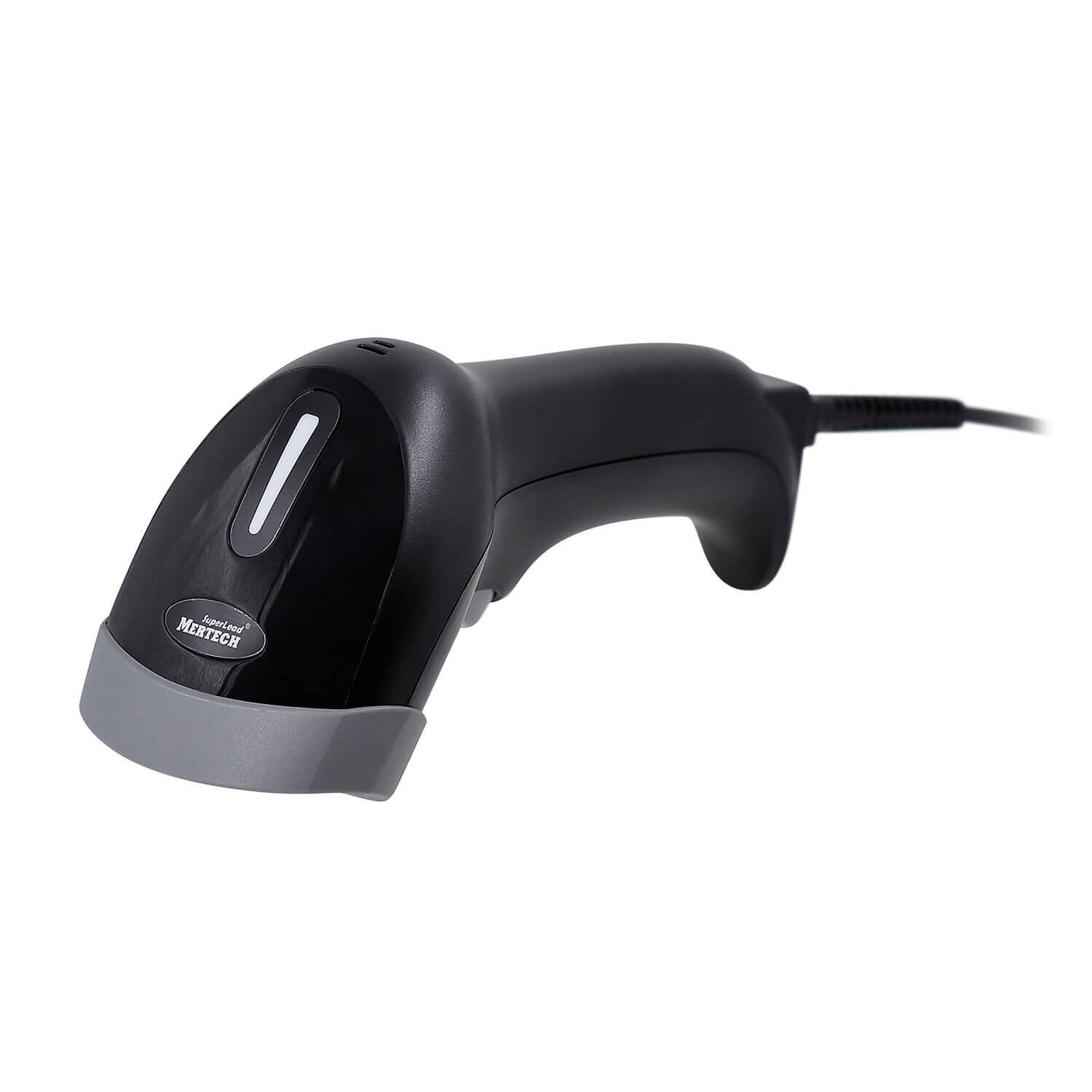 Проводной сканер штрих-кода MERTECH 1300 P2D SUPERLEAD USB, черный, кабель 2 м