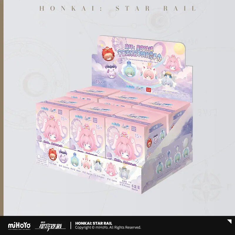 Фигурка-тамблер Honkai: Star Rail Universal Arcadia от Mihoyo 6pcs a set