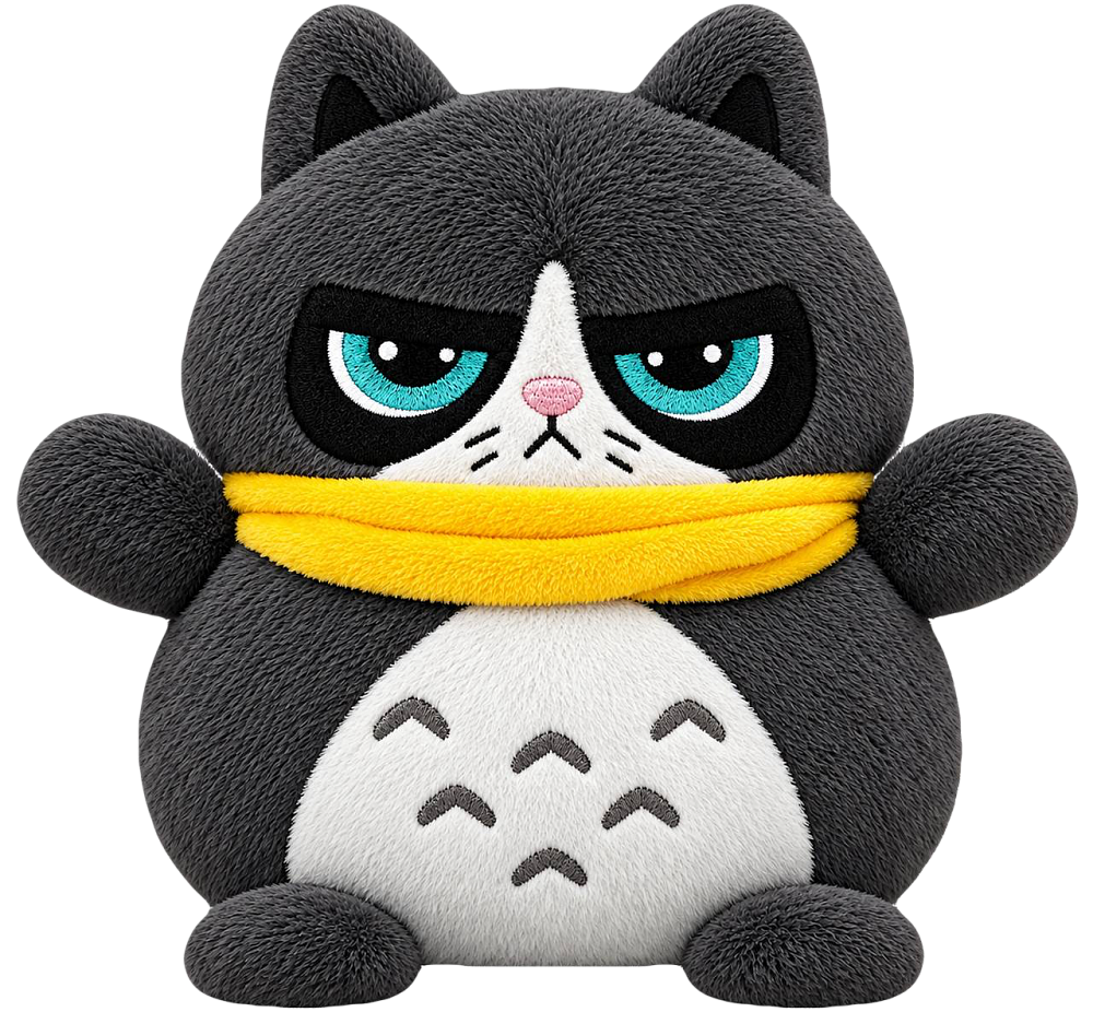 Игрушка Мякиши мягкая (Кот Жадина)