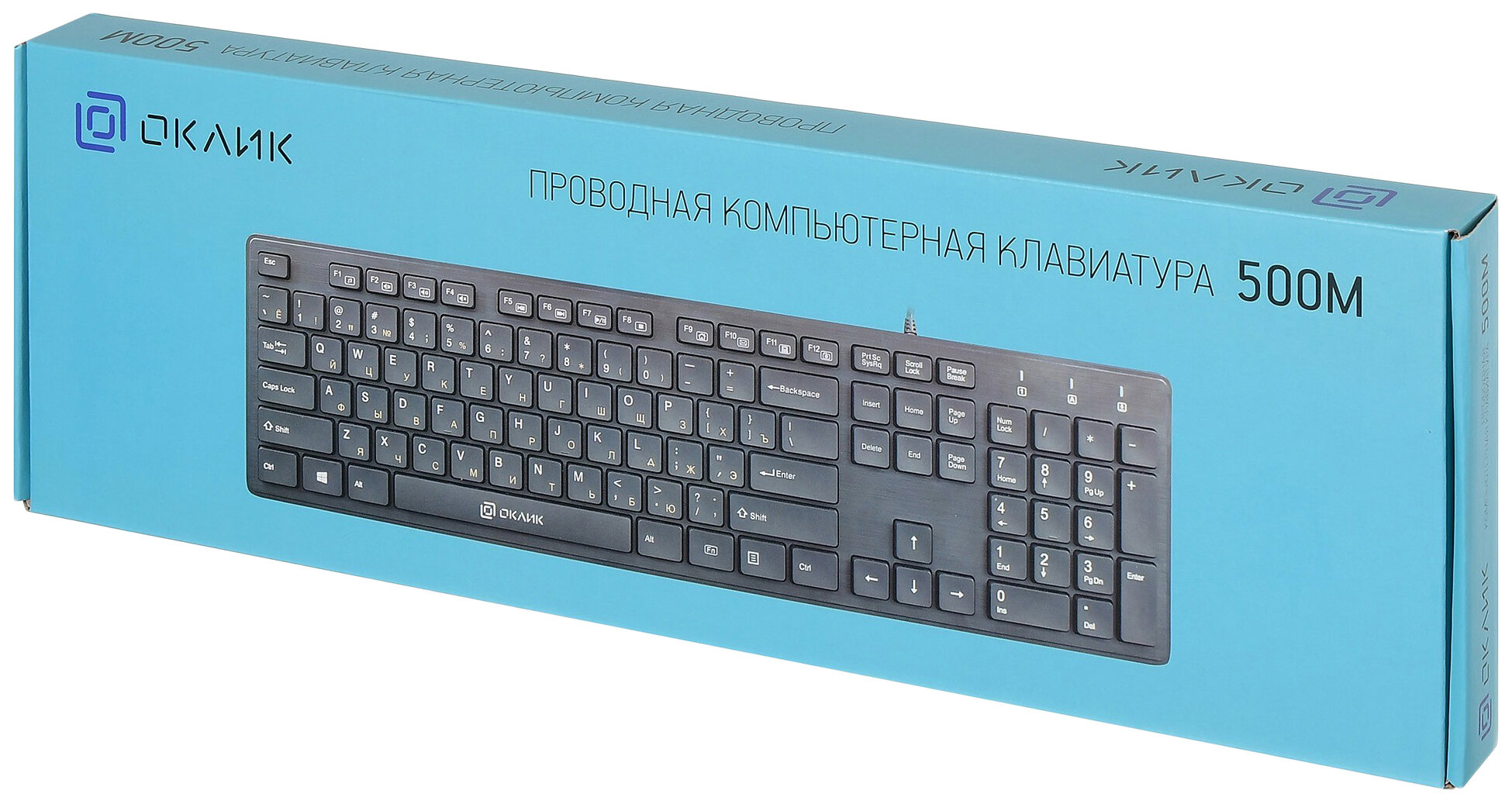 Клавиатура Oklick 520M2U USB slim Multimedia