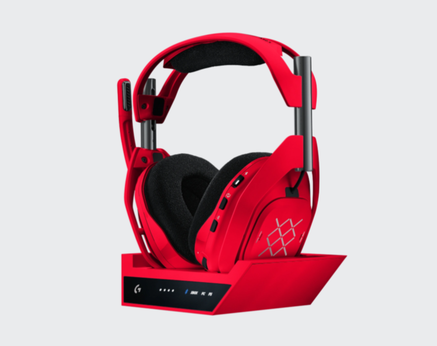 Беспроводная игровая гарнитура Logitech G Astro A50 X LIGHTSPEED mars red