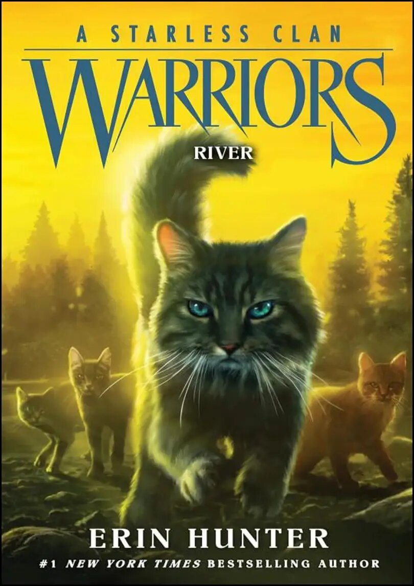 Warriors A Starless Clan River by Erin Hunter Fantasy Adventure English Book