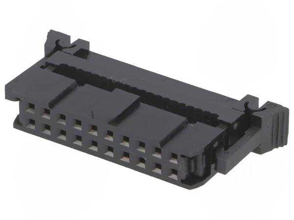 Вилка NINIGI AWP-20ZZ IDC "мама" PIN 20 IDC на шлейф 1,27мм позолота 1шт