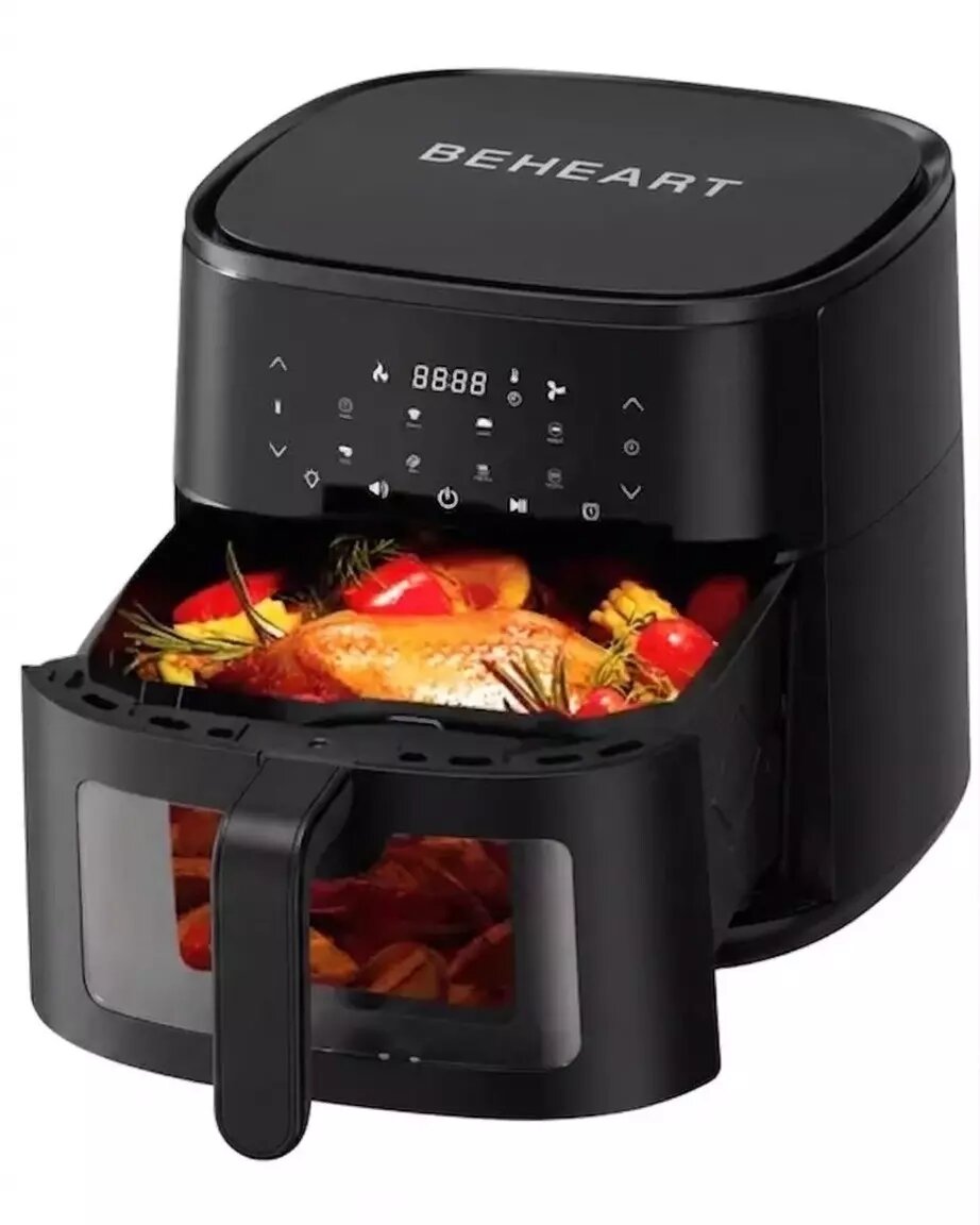 Аэрогриль Xiaomi Beheart Smart Air Fryer 8L AF-E8003-AS EU Black с аксессуарами