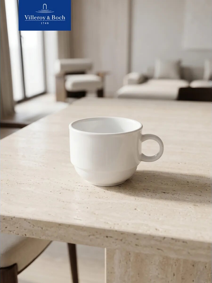 Чашка 180 мл, stackable, Corpo White, Villeroy & Boch, Премиум-Фарфор