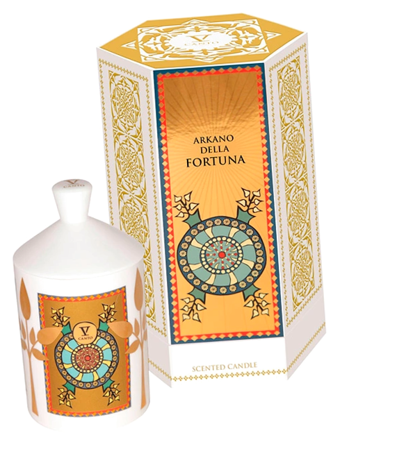 Парфюмированная свеча V Canto Arkano Della Fortuna 330 гр - Квинто Канто Аркано Делла Фортуна