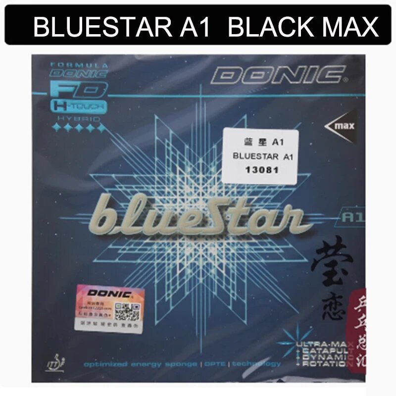 Donic BLUESTAR A1 A2 резиновая накладка для настольного тенниса липкая накладка на пинг-понг резиновая быстрая атака с петлей производства в Германии ракетка для настольного тенниса