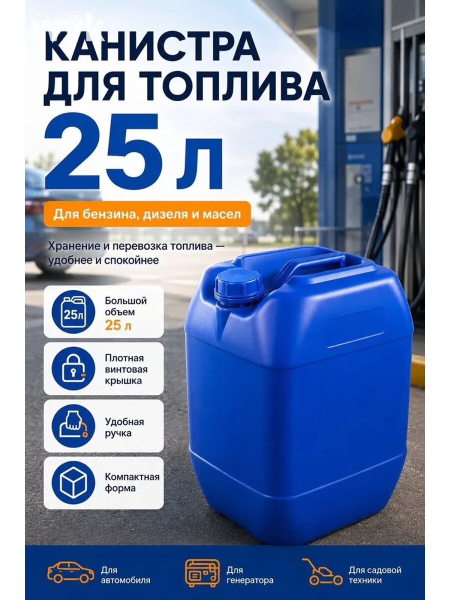 Канистра для ГСМ, 25.01 л