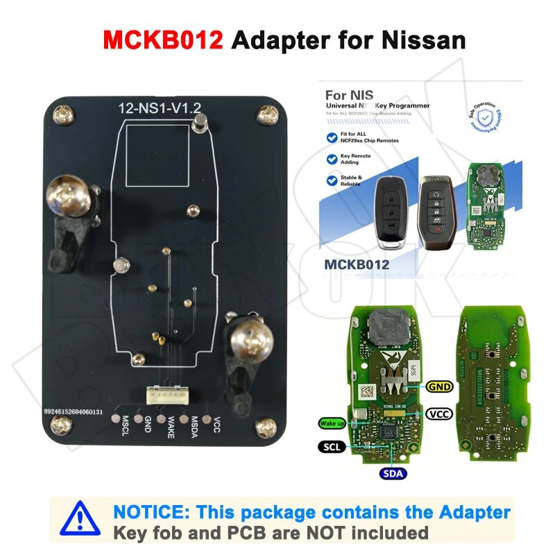 NXP Killer + MCKB012 адаптер (без PCB)