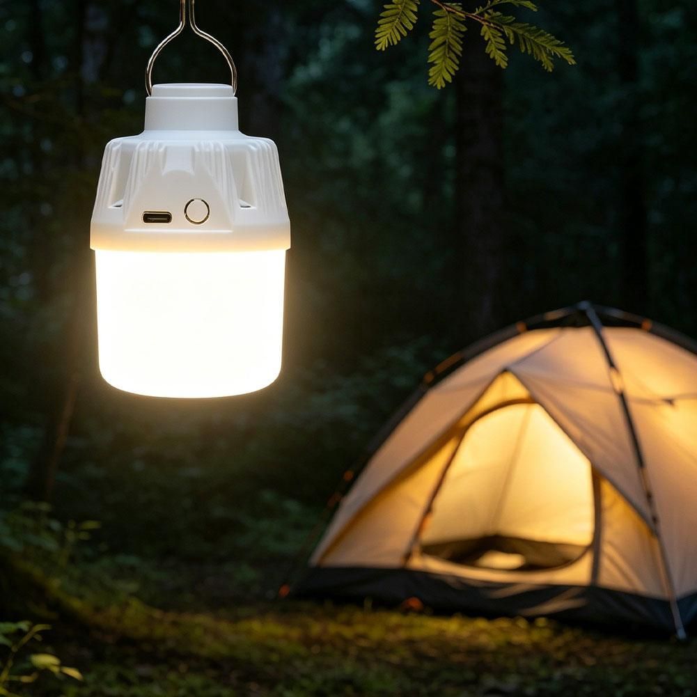 Подвесной кемпинговый LED фонарь с аккумулятором, USB 400 мАч